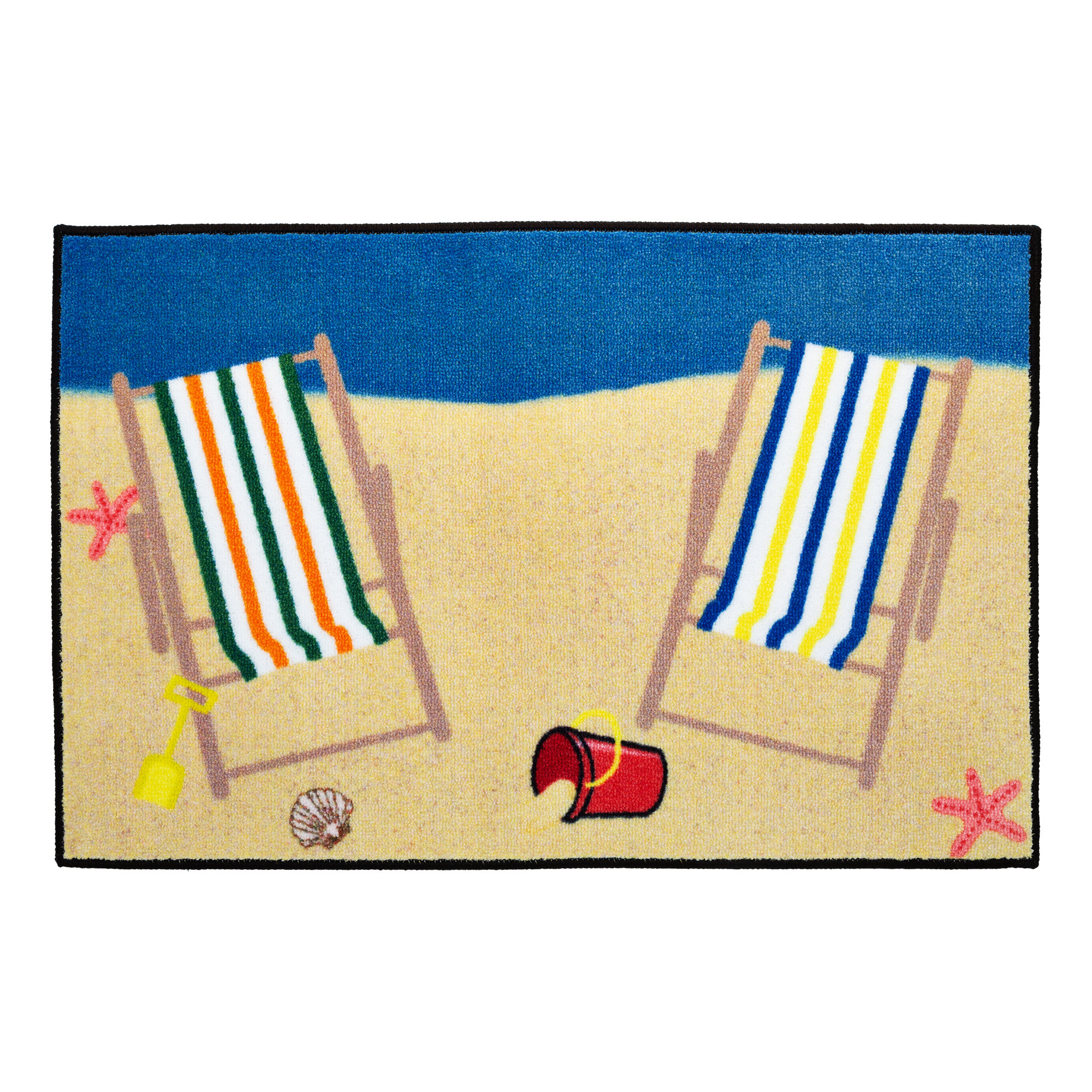 Sprogs Buddy Time Kids Rugs (Raft & Beach Chair) | Wayfair