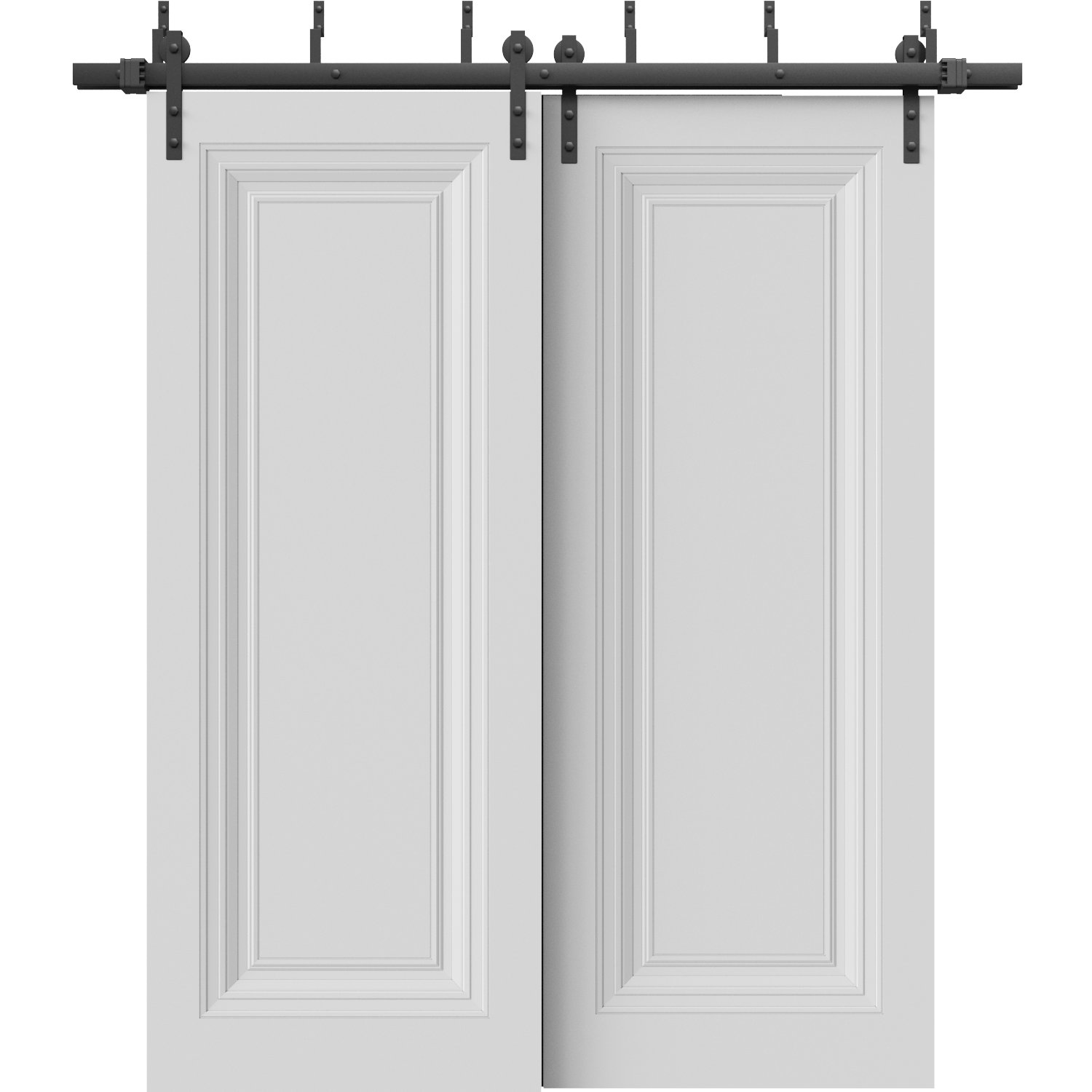 SARTODOORS Sliding Closet Barn Bypass Doors | ESSENTIAL 1111 White ...