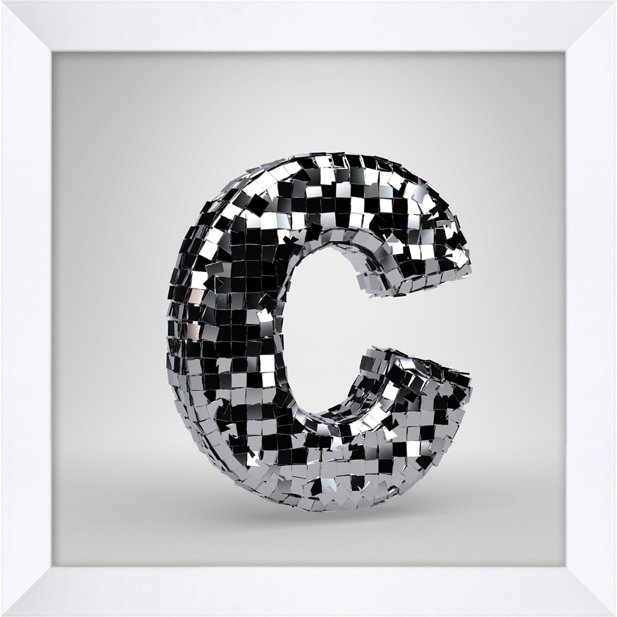 Wendover Art Group " Disco Letter C " | Wayfair