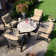 Rosalind Wheeler AVIGNON 110cm COFFEE Table with 4 WINDSOR DELUXE ...