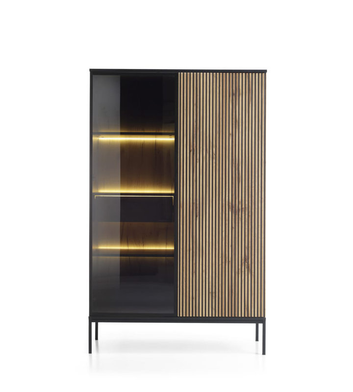 Metro Lane Sleek Sophistication: Delianys Display Cabinet with ...
