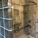 Jade Bath Quartz 60" x 66" Single Sliding Frameless Tub Door | Wayfair