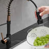 Wrought Studio™ Single Handle Lever Led Kitchen Faucet With Pull Down ...
