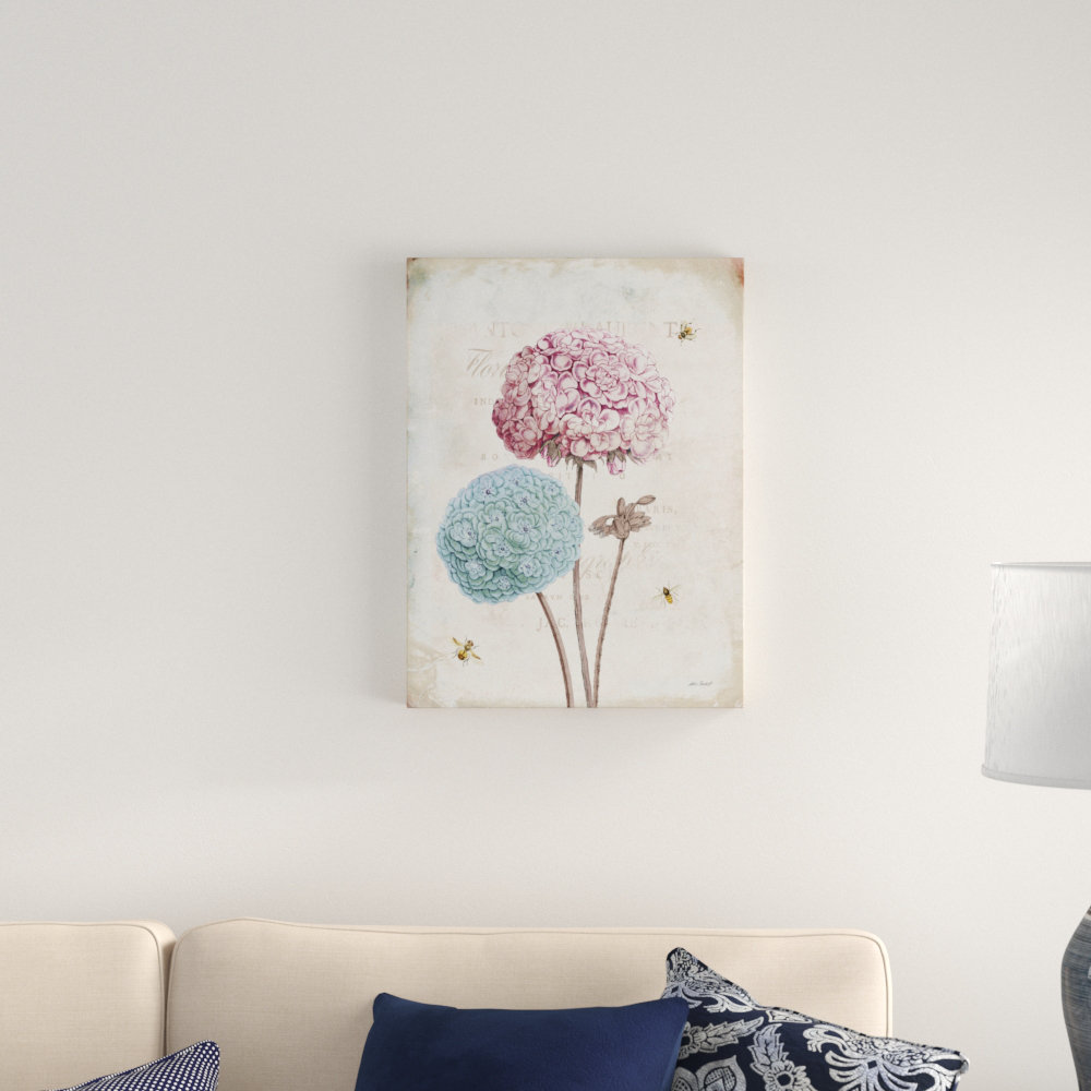 Charlton Home® Geranium Study II Pink Flower by Katie Pertiet - Textual ...