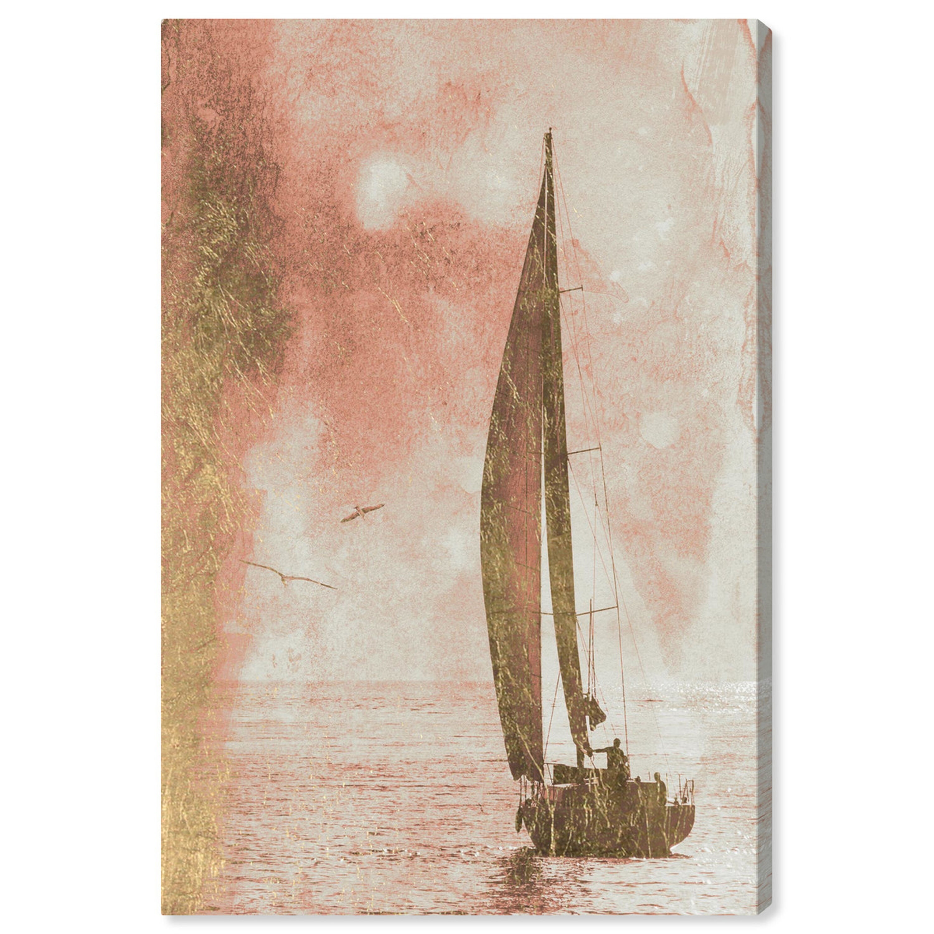 Oliver Gal Prints Sails Of Gold on Canvas - Wayfair Canada
