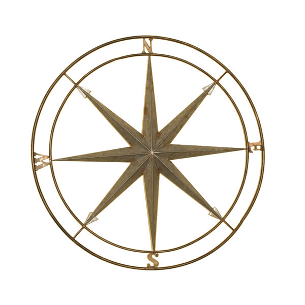 Longshore Tides Traditional Compass Wall Décor & Reviews | Wayfair