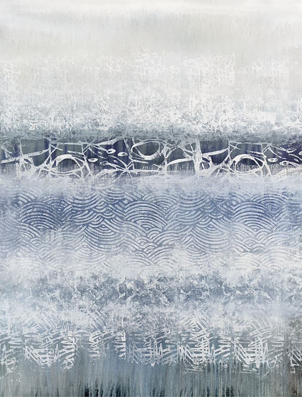 JHR Art Indigo by Jennifer Hollack Raboin - Painting on Canvas | Perigold