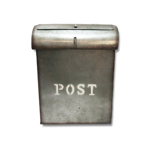 NACH Emily Industrial Style Post Wall Mounted Mailbox & Reviews | Wayfair