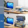 Inbox Zero 7 Tier Desk File Organizer, Letter Tray Paper Organizer with ...
