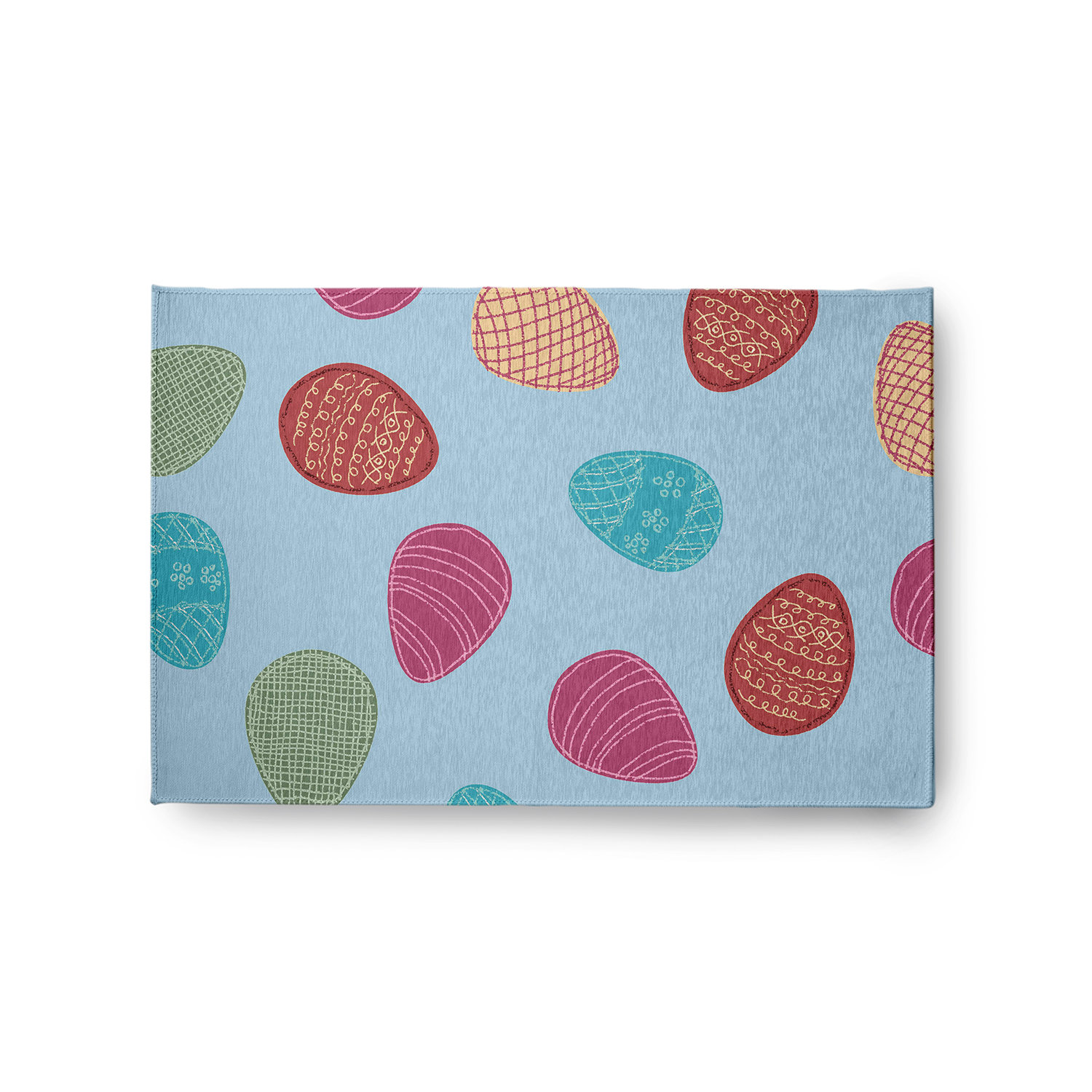 The Holiday Aisle® Elioth After Rain Blue Rug - Wayfair Canada