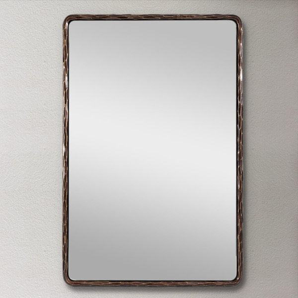 Latitude Run® Brunilde Antique Forged Iron Rectangle Wall Mirrors ...