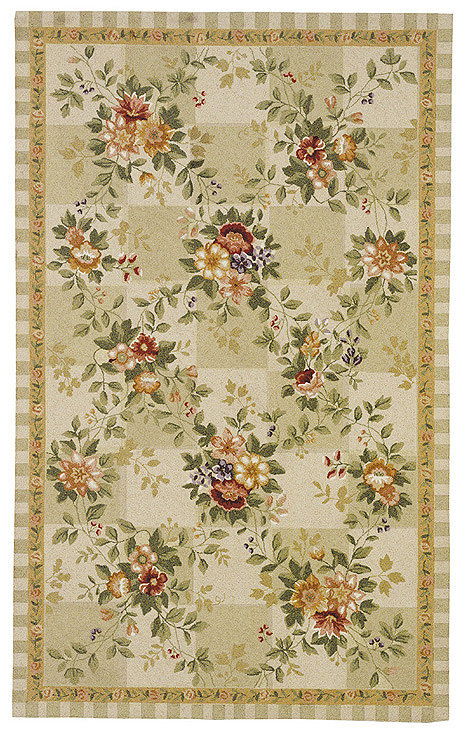 Safavieh Chelsea Hand Hooked Wool Pile Floral Rug | Wayfair
