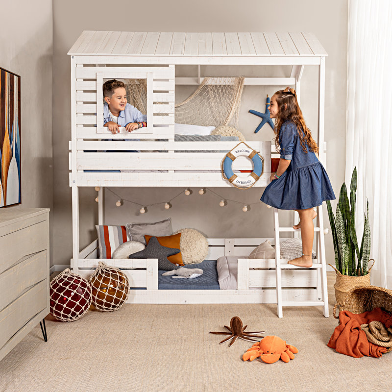 Simply Nursery Twin Solid Wood Standard Bunk Bed by Simply Nursery ...