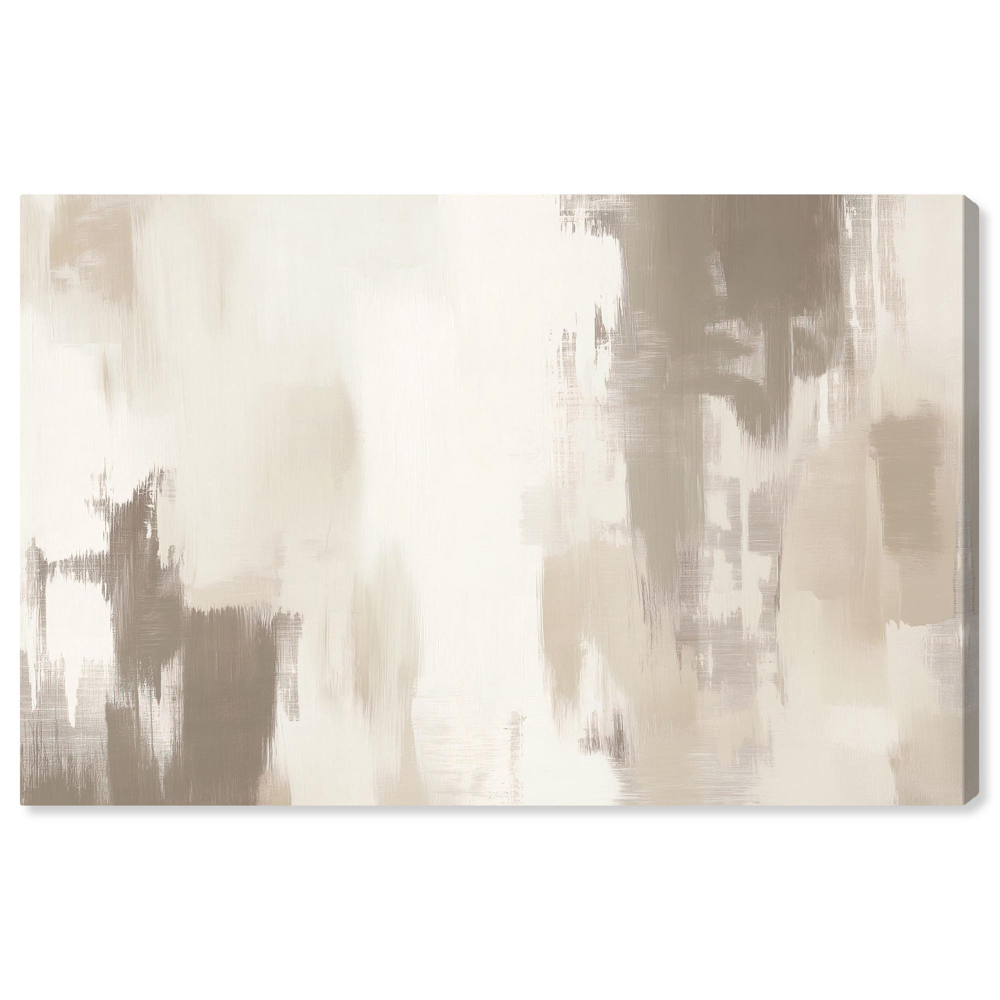 Art Remedy Neutral Abstracts Canvas Winter Mist I | Wayfair