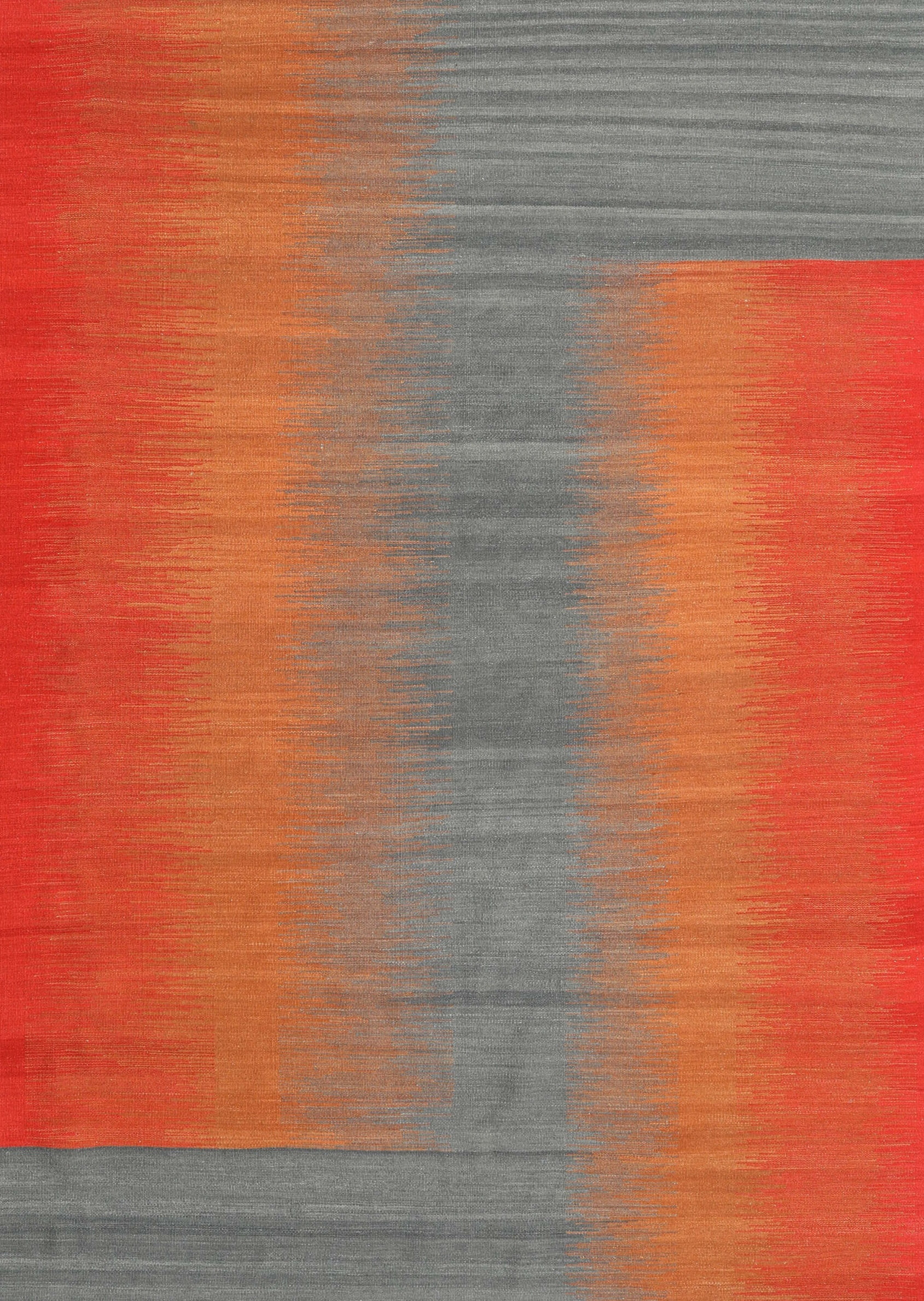 East Urban Home Abstract Red/Orange/Gray Area Rug - Wayfair Canada