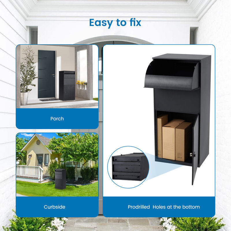 GlowSol Steel Package Drop | Wayfair