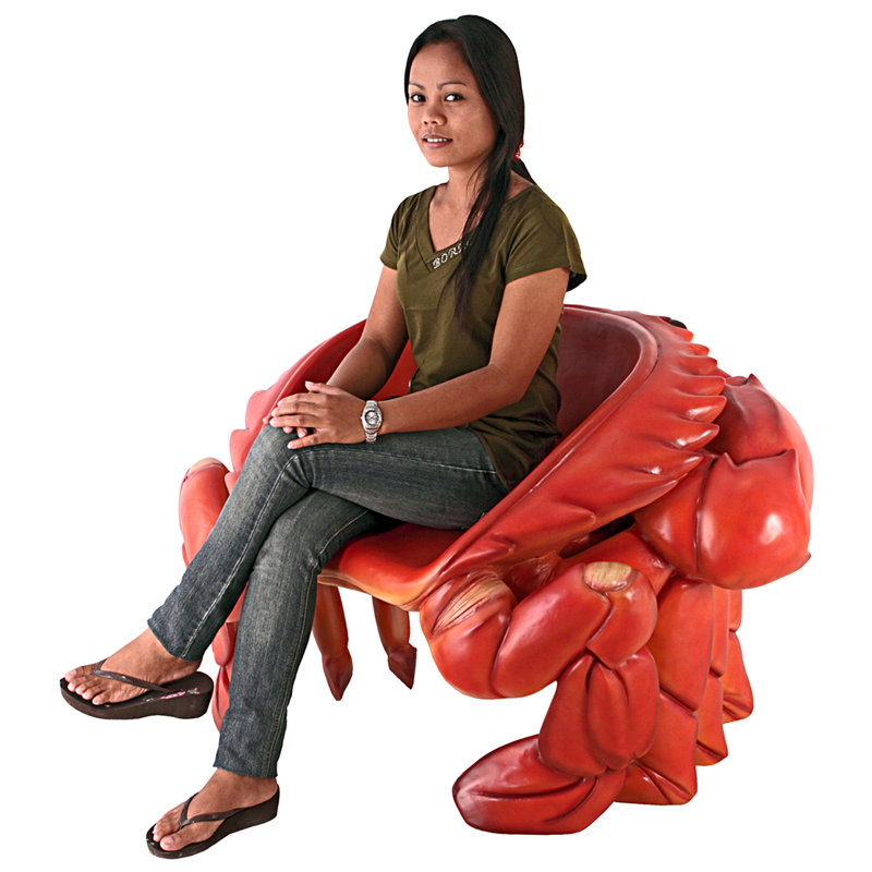 Design Toscano Giant King Crab Sculptural Lounge Chair - Wayfair Canada