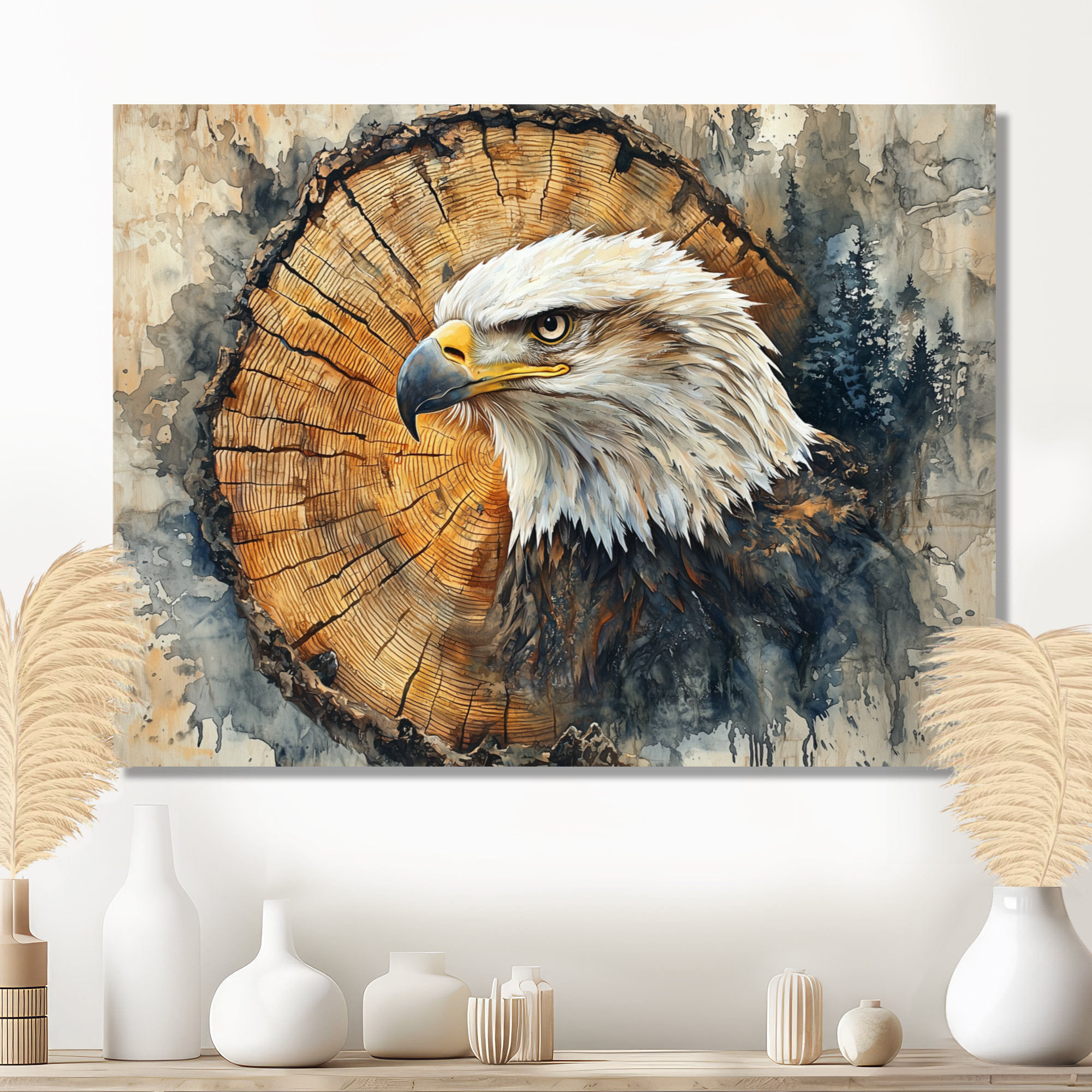 Millwood Pines Goeman Large Eagle The Soaring Sentinel I - Eagle Wall ...