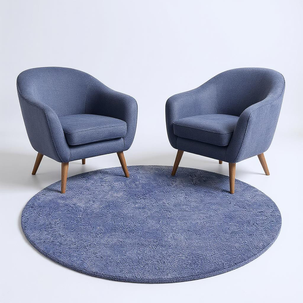 Cozy Collective 6' Purple Shag Hand Woven Round Rug - Wayfair Canada
