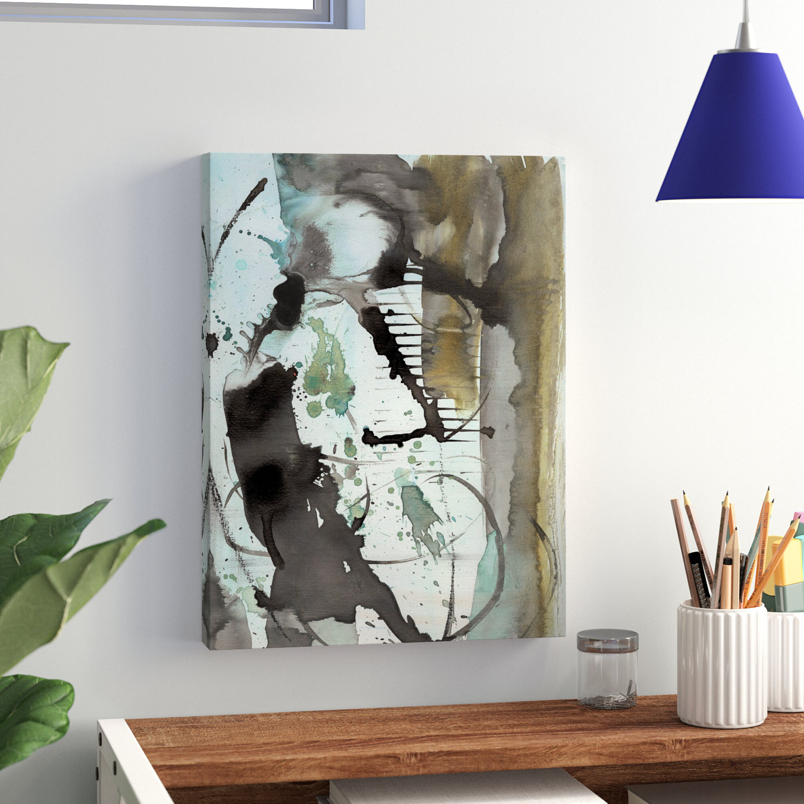 Wade Logan Giclee Lyrical Abstract I by Joyce Combs - Unframed Print on ...