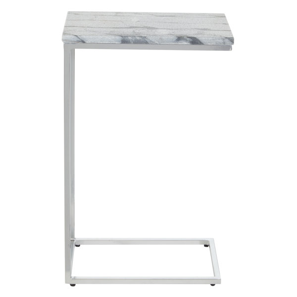 Ivy Bronx Wallace Solid Marble Top C-Table | Wayfair