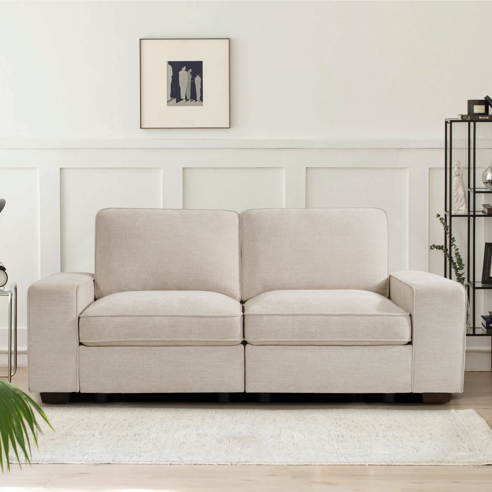 Latitude Run® Modern Modular Couch Sofa with Seats Storage, Oversized 2 ...