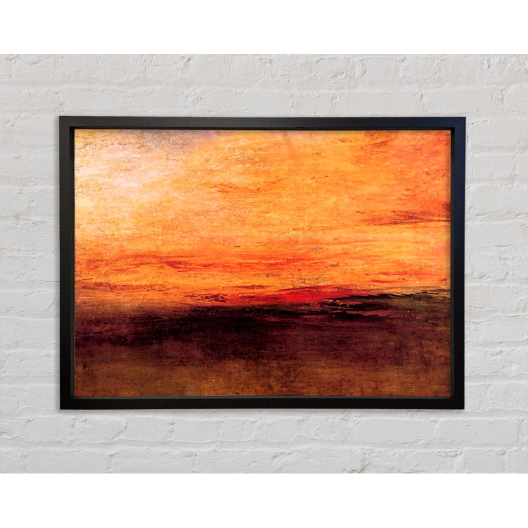 Bright Star Mallord Turner Sunset by Joseph - Single Picture Frame Art ...