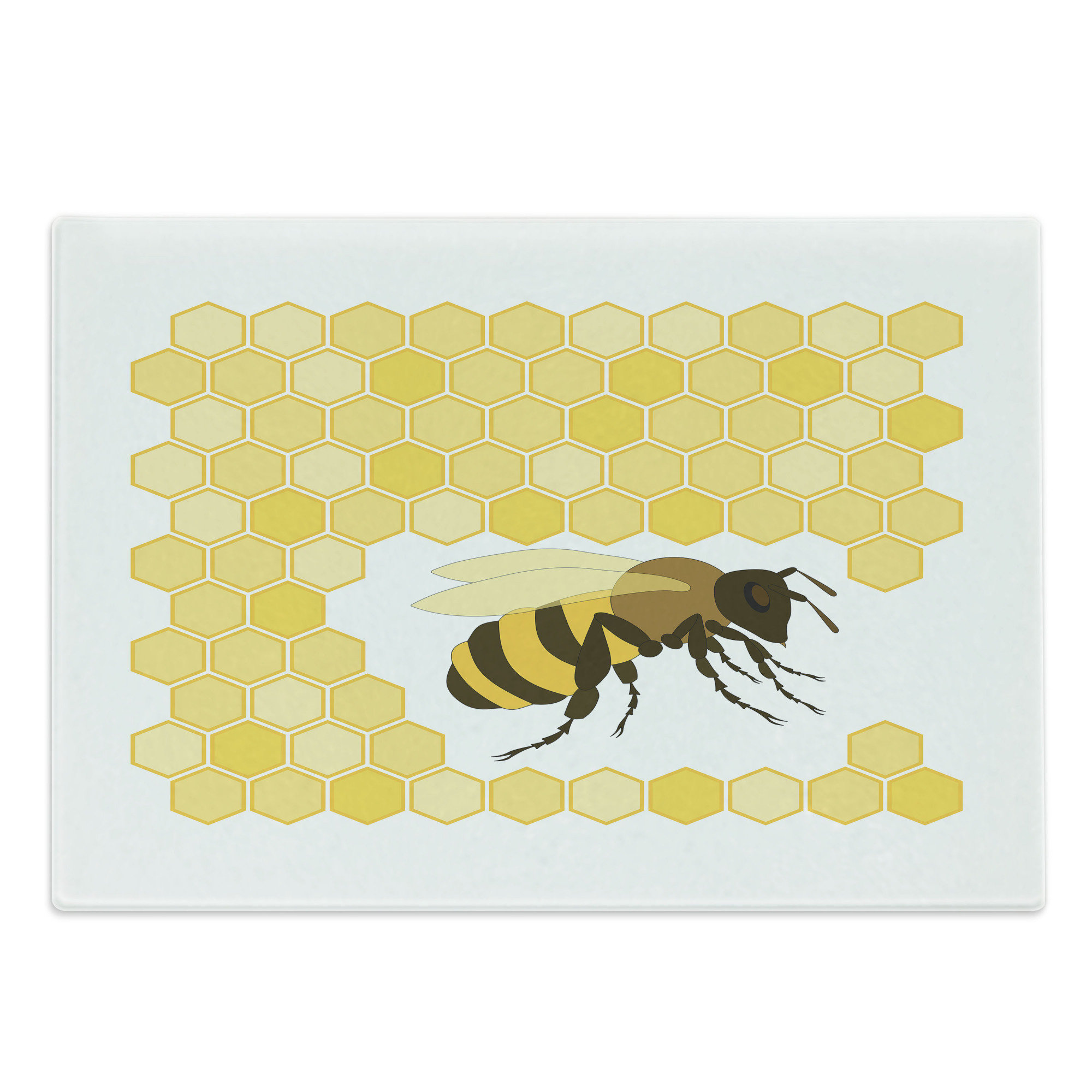 East Urban Home Glass Honey Bee Cutting Board | Wayfair