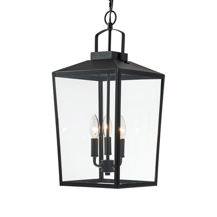 Gracie Oaks Syndal 3 - Light Outdoor Hanging Lantern & Reviews | Wayfair