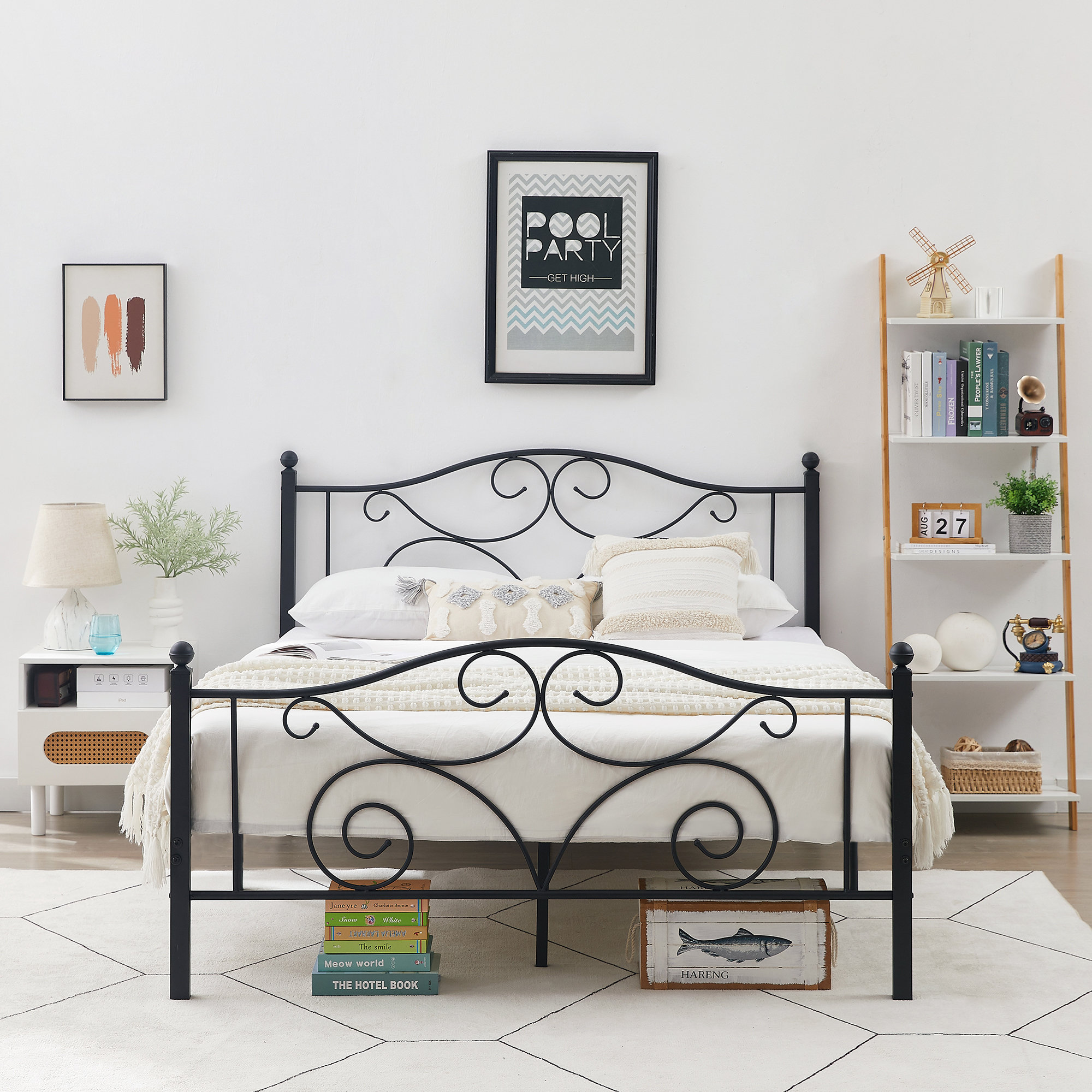 Wade Logan Auxter 38" Metal Bed Frame & Reviews - Wayfair Canada