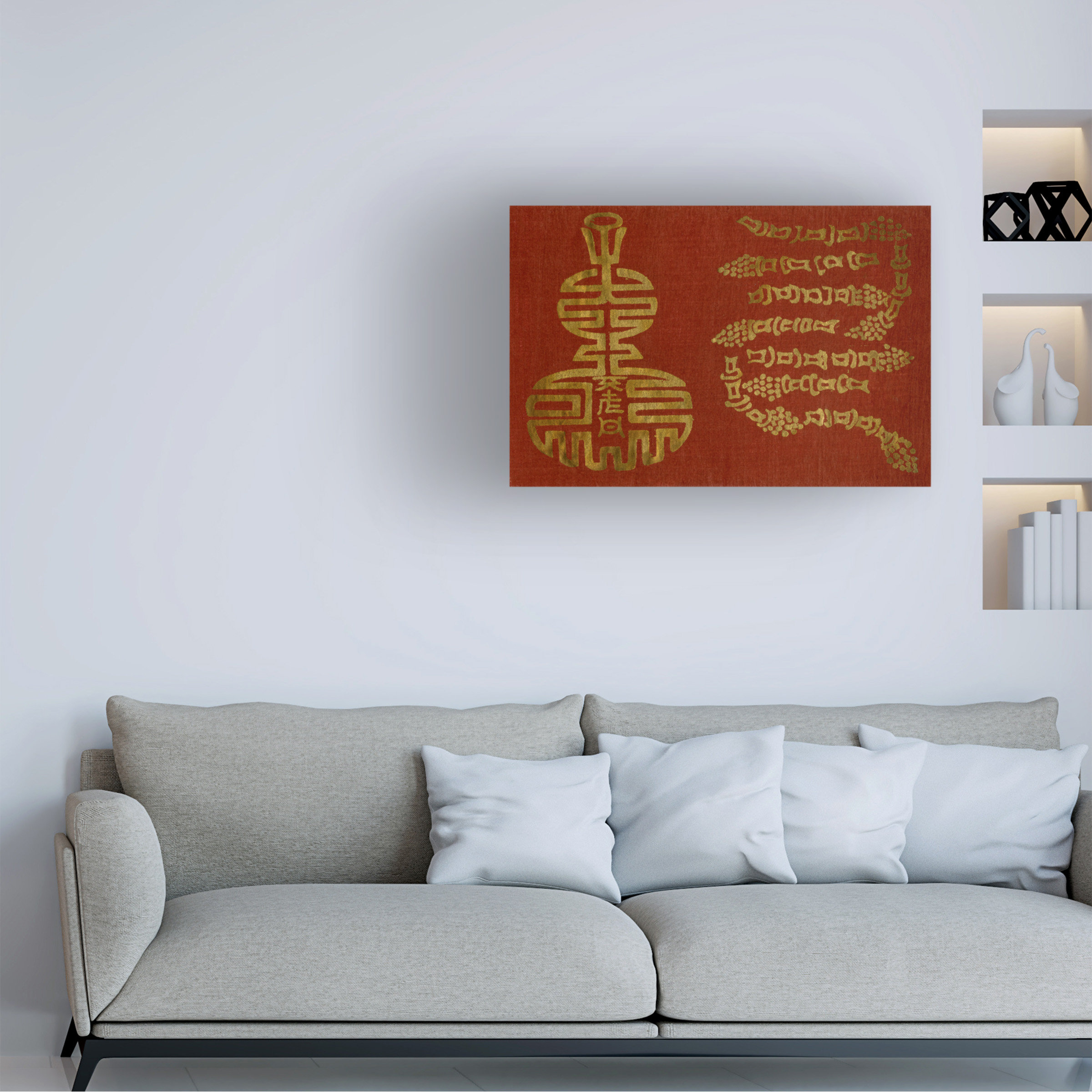 Everly Quinn Baxter Mill Archive ''Japanese Symbols III'' Canvas Art ...