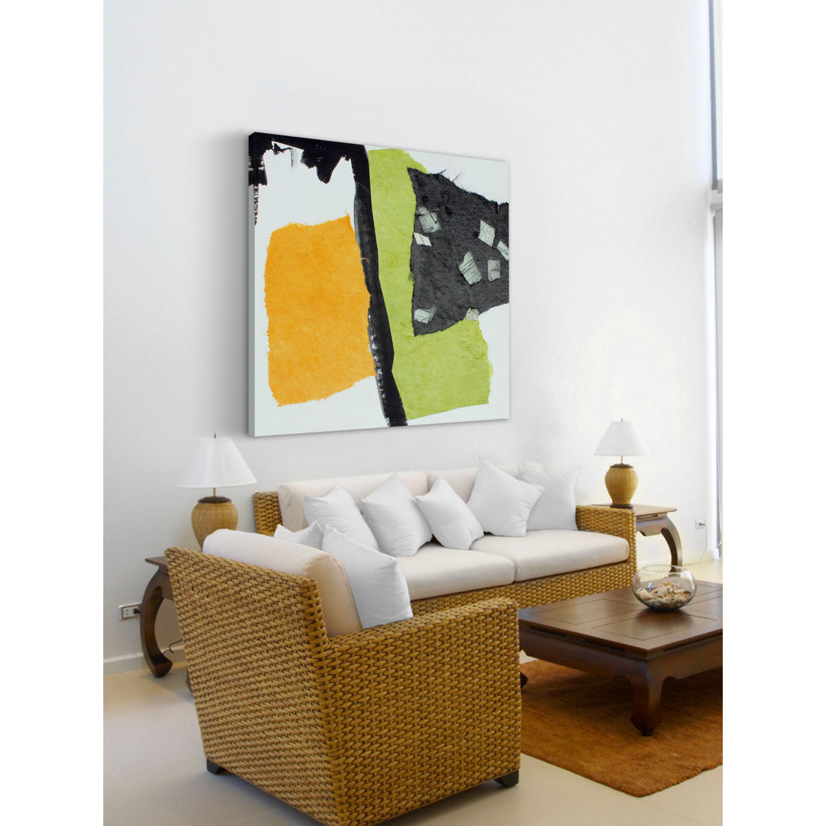 Marmont Hill 'Touch Of Modern Ii' by Irena Orlov Painting Print on ...