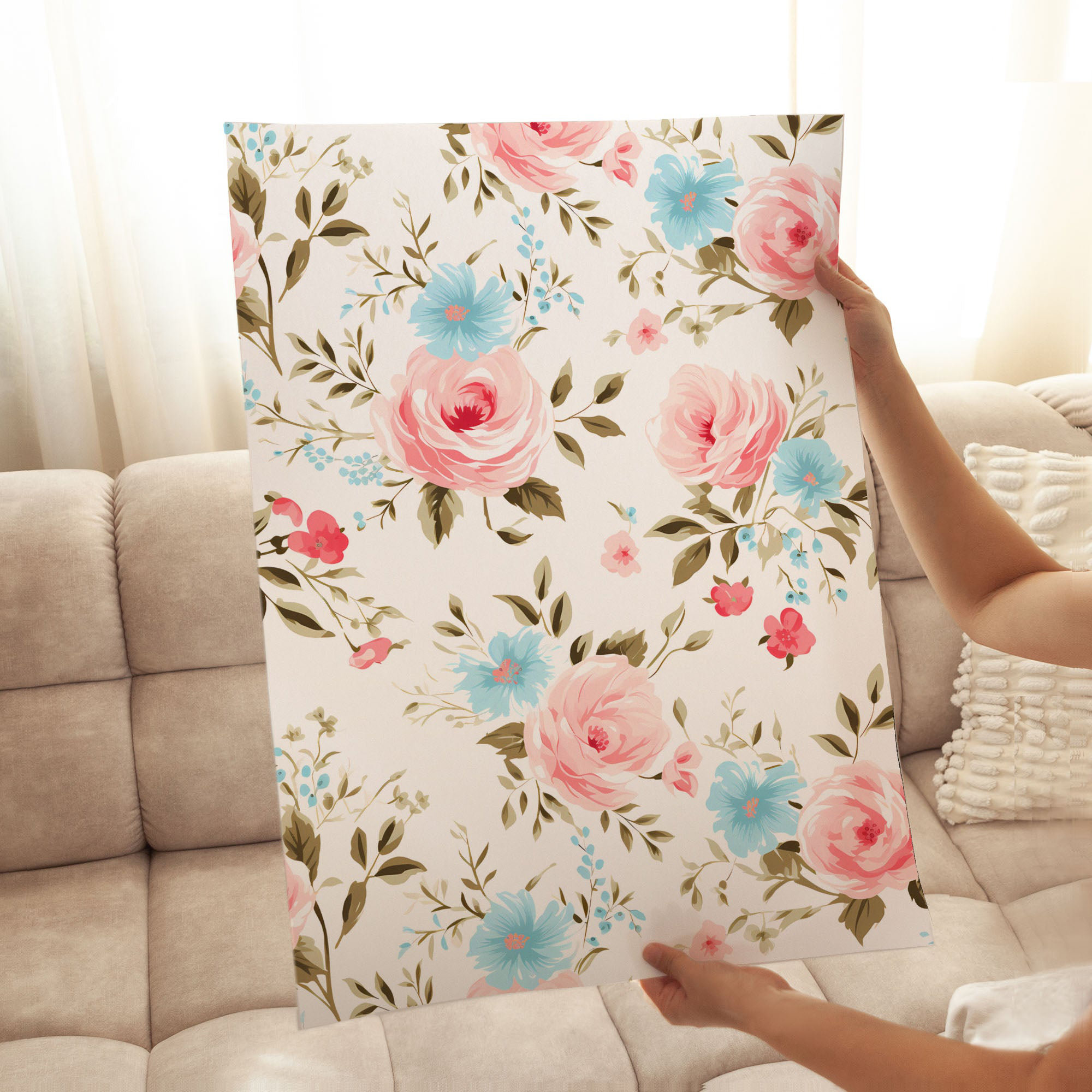 Winston Porter Floral Flower Petals IV Shabby Chic Unframed Art Print ...