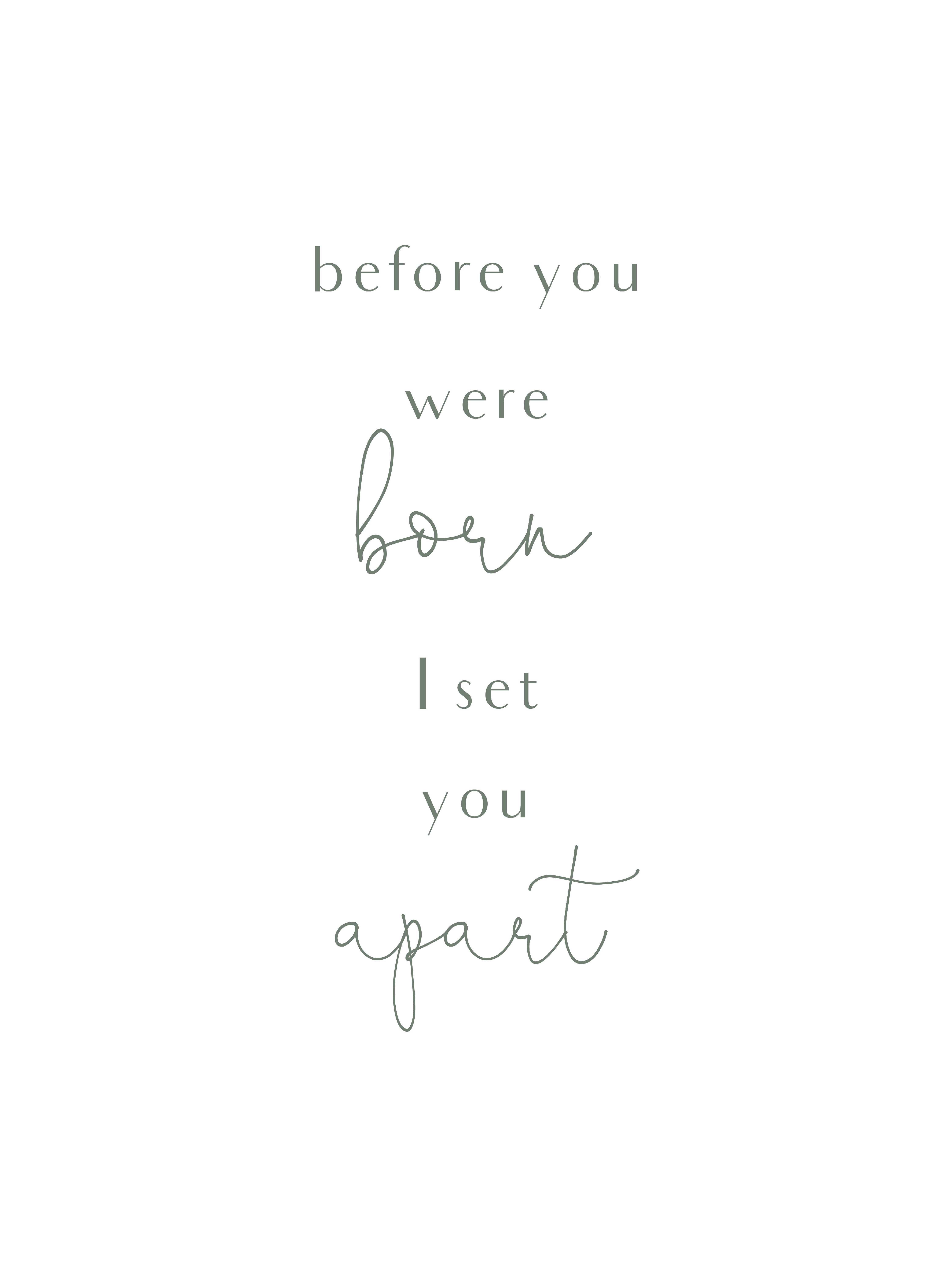 Trinx I Set You Apart - Wrapped Canvas Print | Wayfair