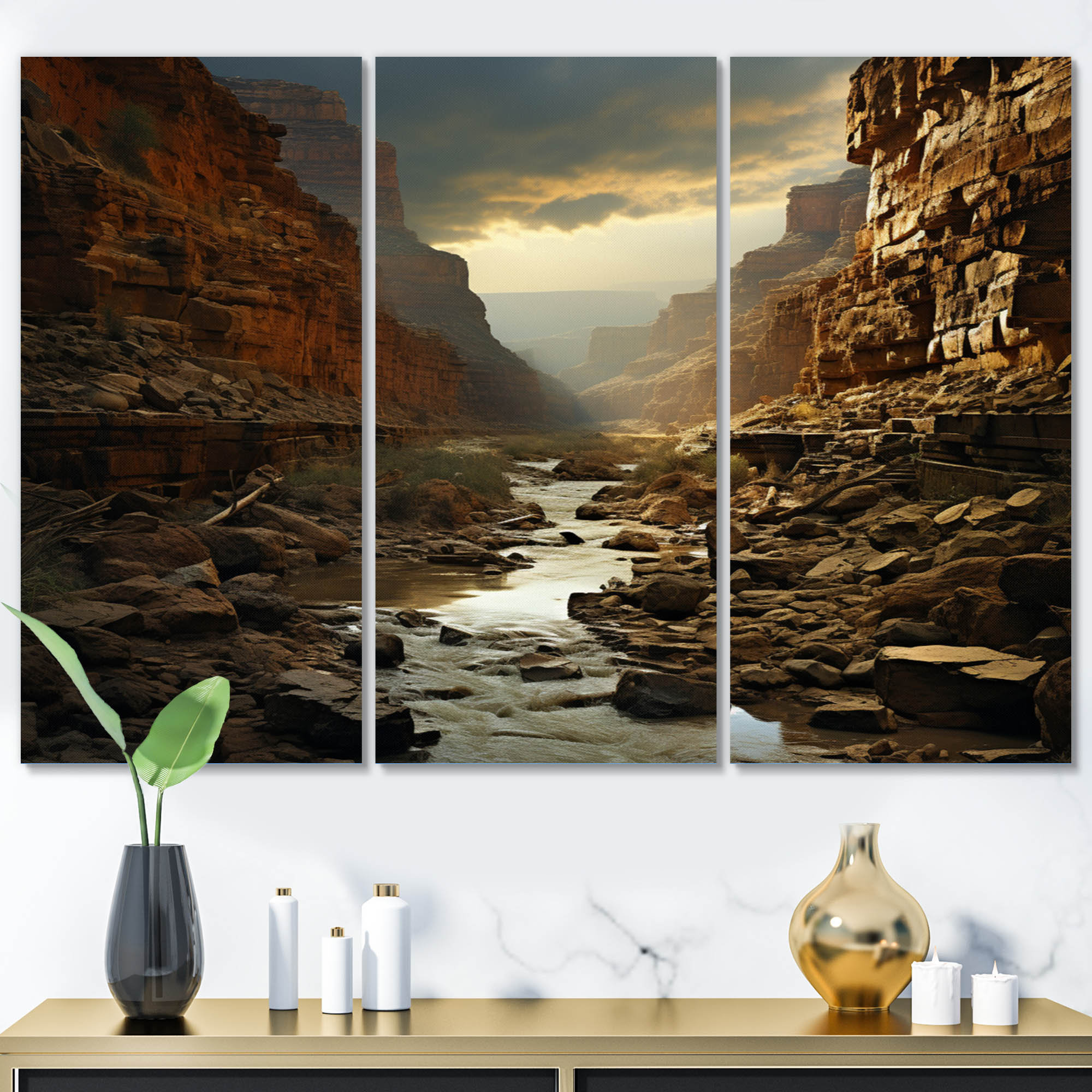 Millwood Pines Rustic Landscape & Nature Wall Decor on Metal - Wayfair ...