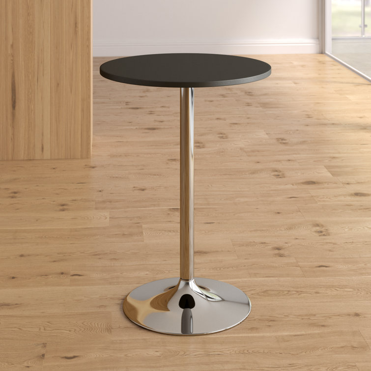 Latitude Run® Round Metal Base Dining Table & Reviews | Wayfair