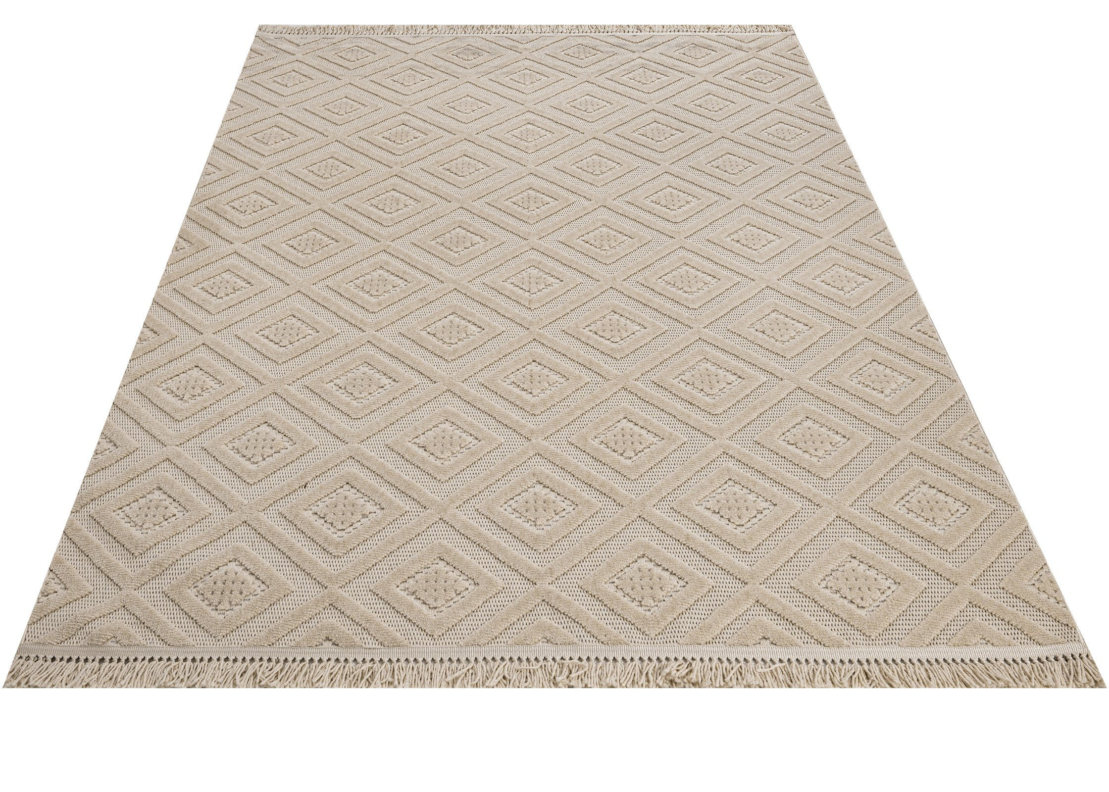 Lofy Dizayn Cotton Area Rug with Non-Slip Backing | Wayfair
