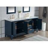 72 Inch Blue Bathroom Vanities You'll Love | Wayfair