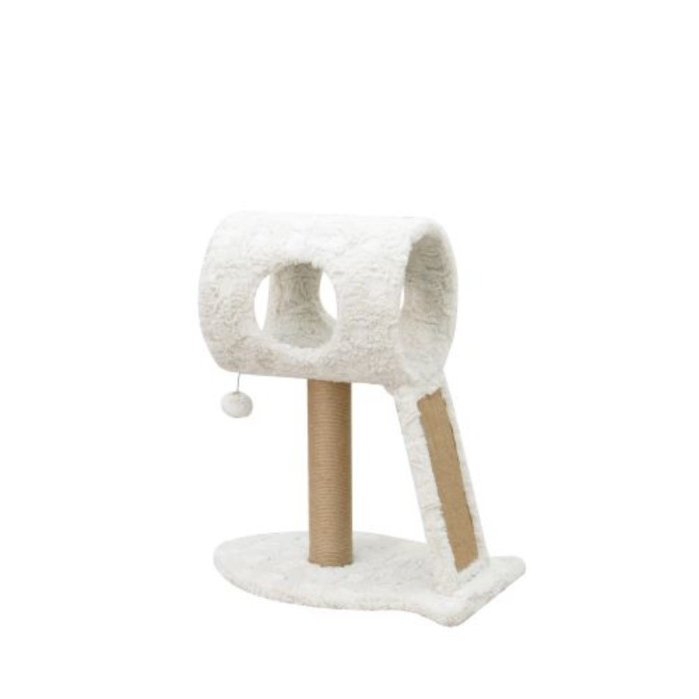 Petpals Minimalistic Fished Shaped Cat Perch - 2 Level, Medium, Space ...