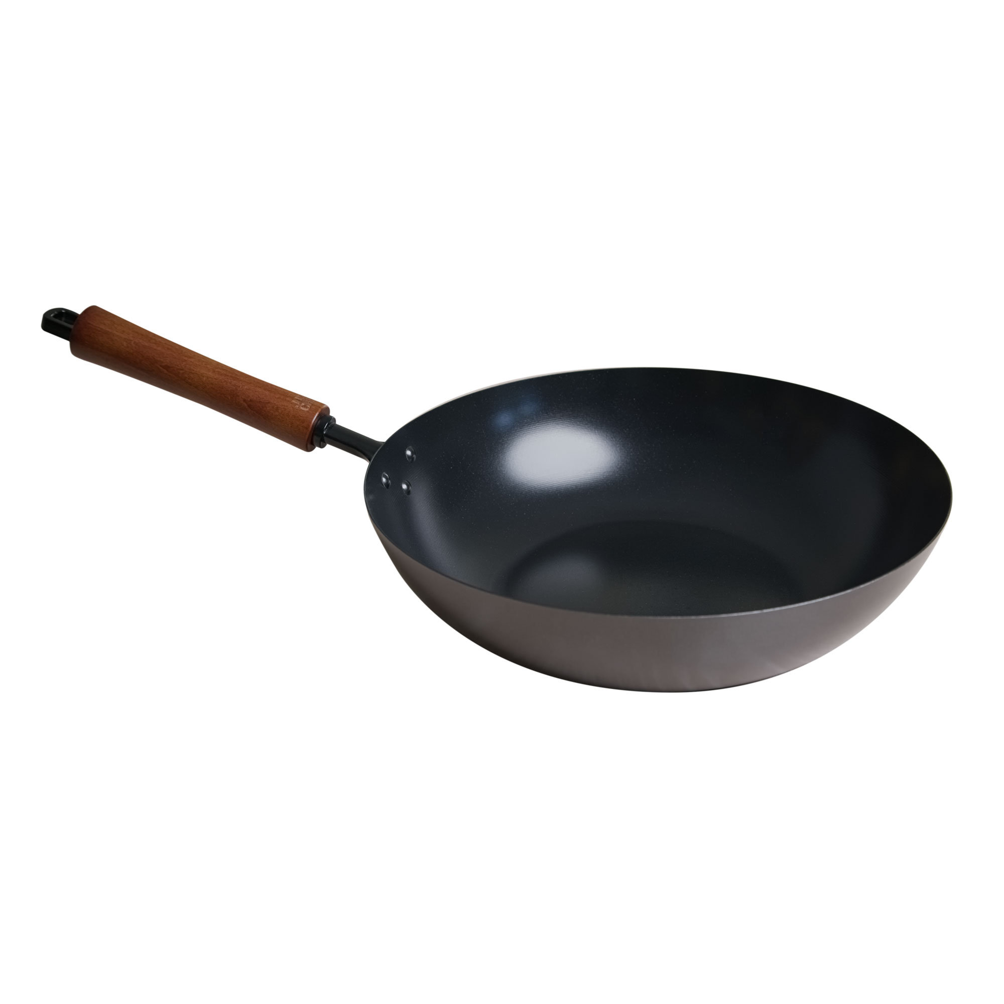Joyce Chen Classic Series 12-inch Carbon Steel Nonstick Stir Fry Pan ...