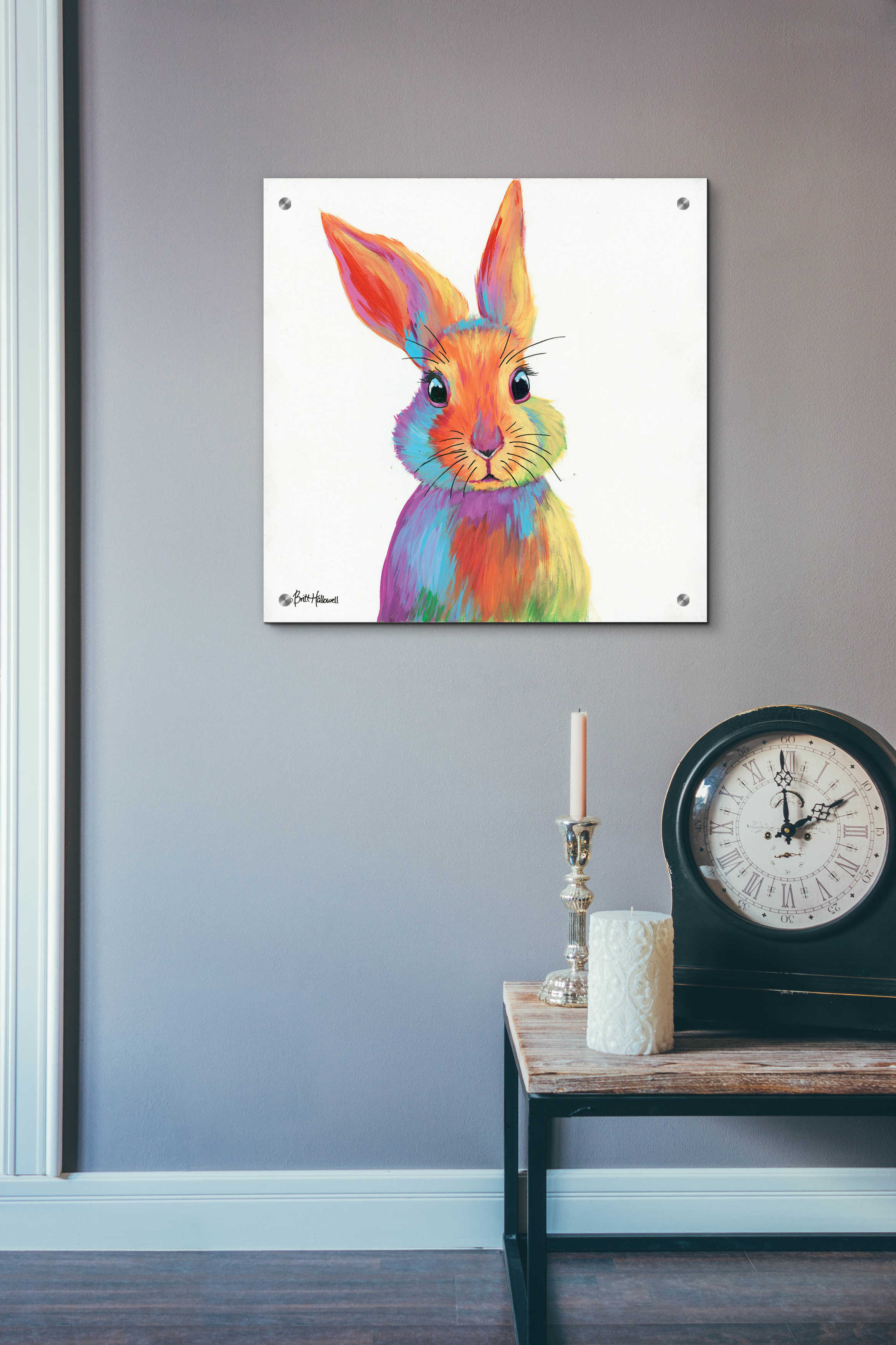 August Grove® Cheery Bunny On Plastic / Acrylic by Britt Hallowell ...