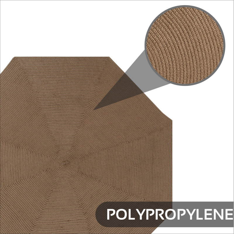 August Grove® McClure Area Rug - Octagon Braided Rug | Wayfair