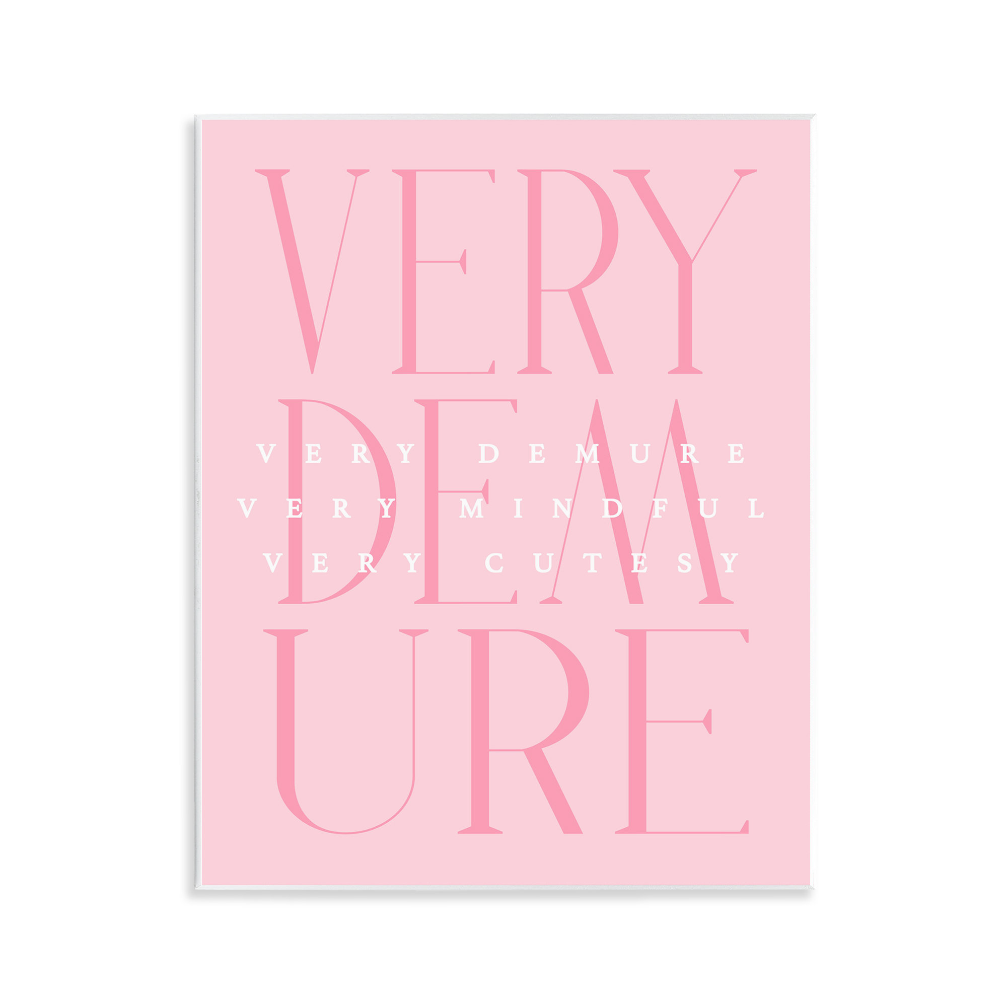 Fleur De Lis Living Elegant Pastel Very Demure Wall Plaque, design by ...