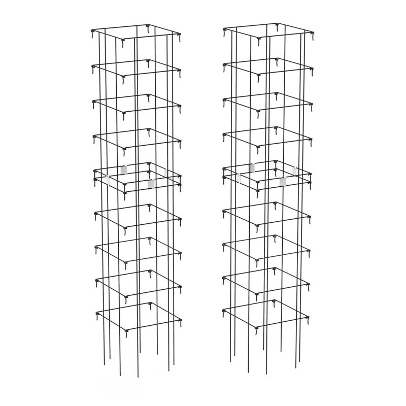 Arlmont & Co. Super-Duty Tomato Cages Stackable Plant Supports | Wayfair