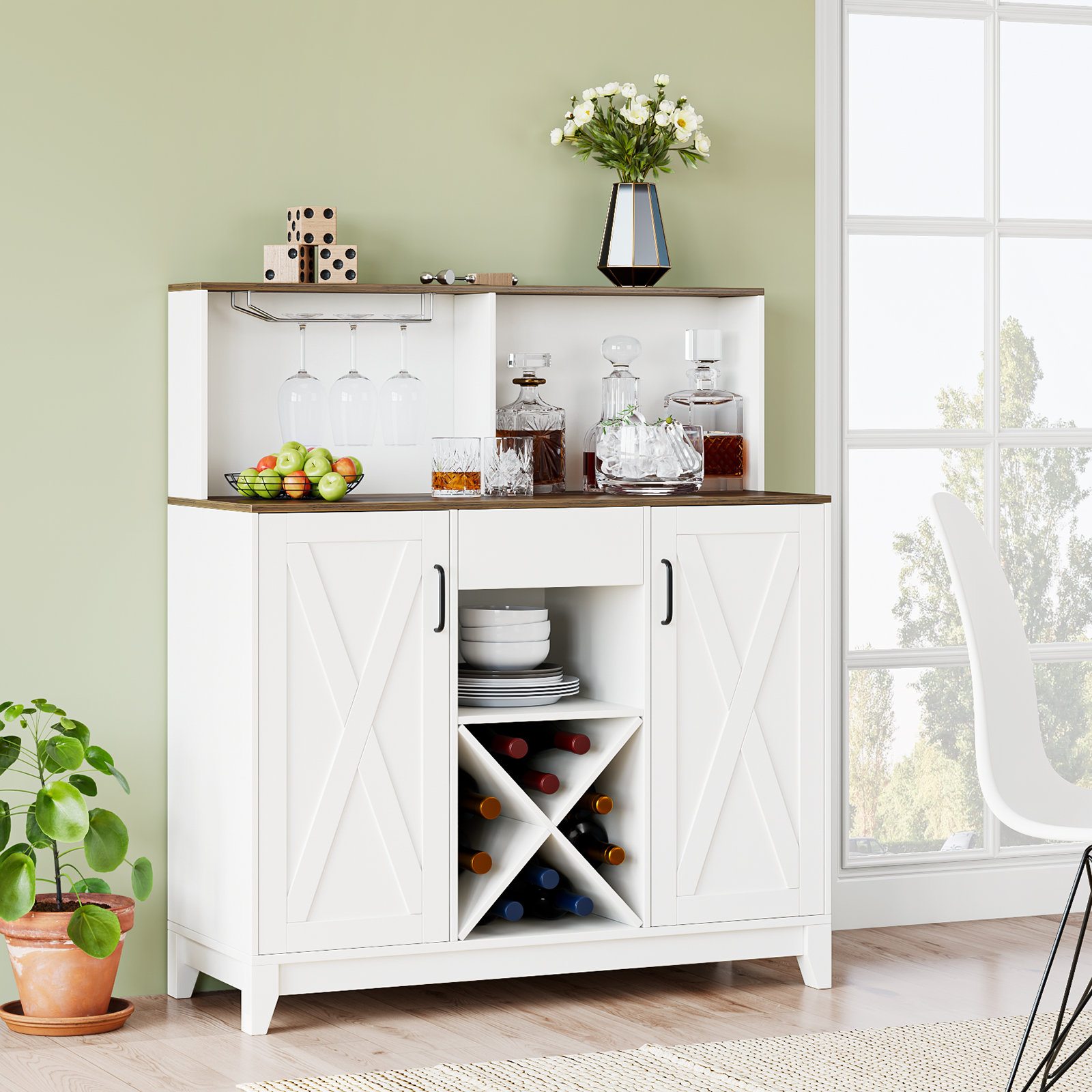 Laurel Foundry Modern Farmhouse® Mineo Bar Cabinet & Reviews - Wayfair ...