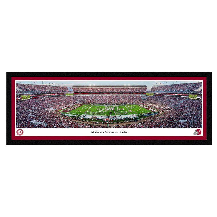 BlakewayPanoramas Alabama Crimson Tide Framed On Paper by James ...