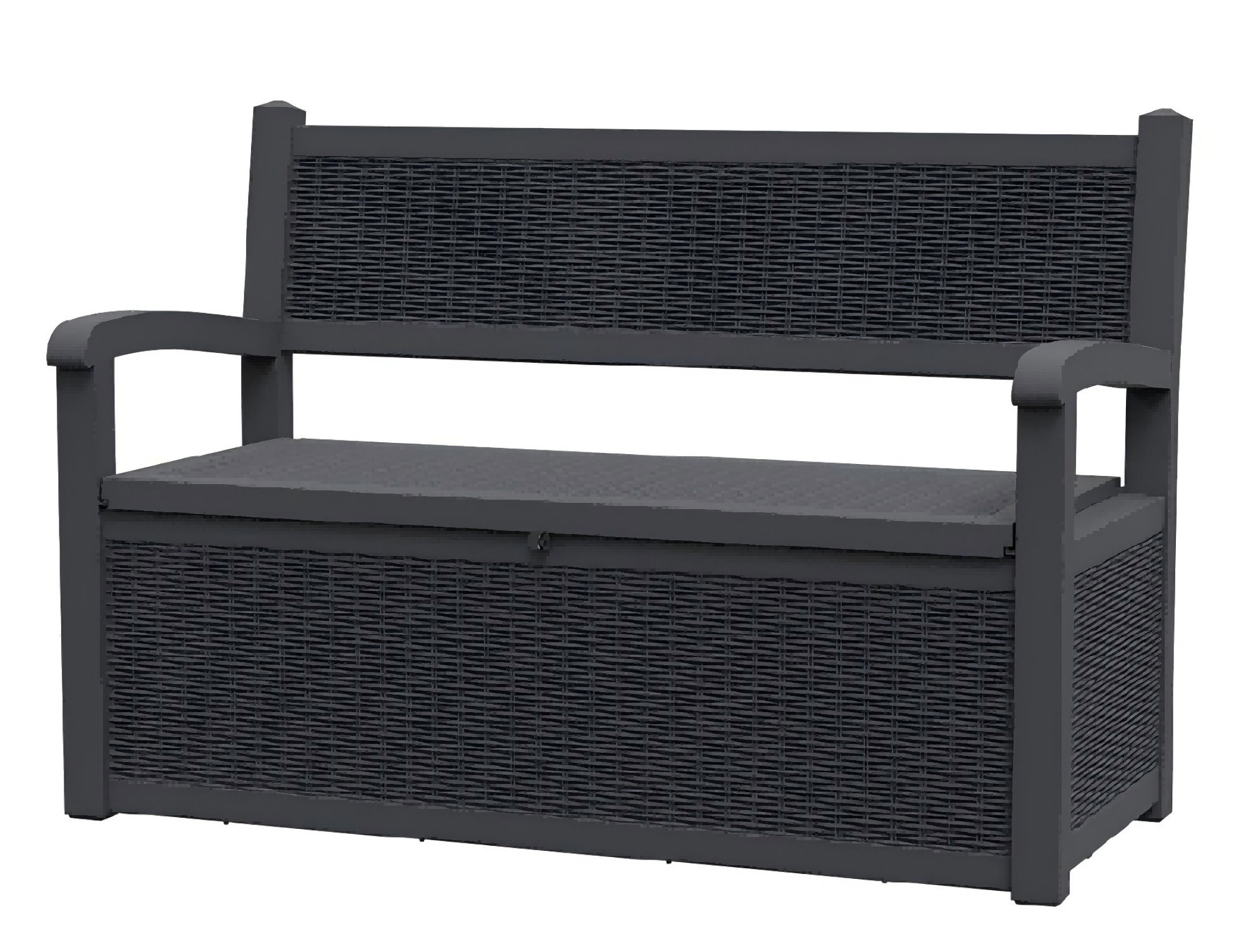 Dovecove 51" Resin Storage Bench with 70 Gallon Hidden Storage, Weather ...