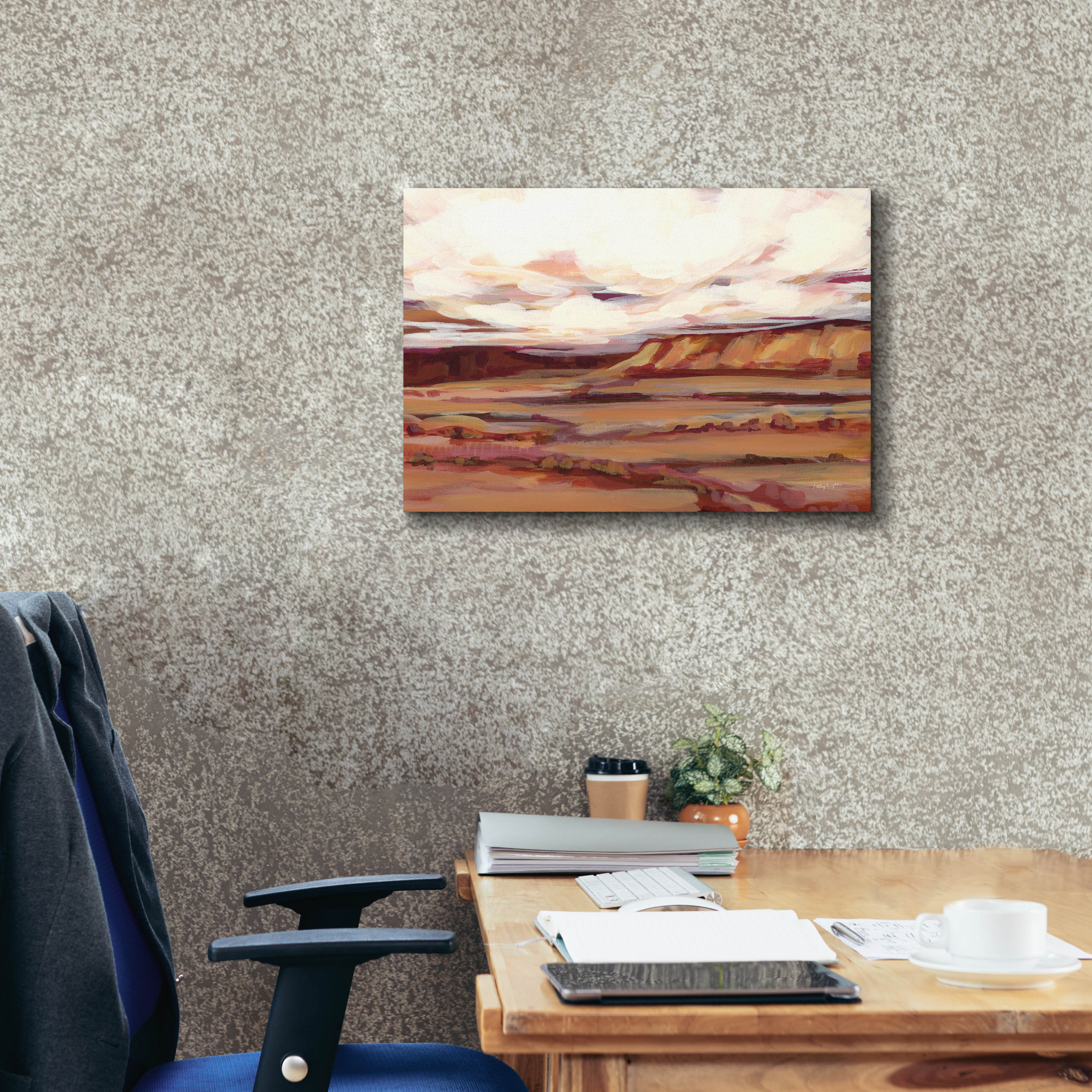 Union Rustic Mauve Mesa 1' by Haley Knighten Canvas Wall Art | Wayfair