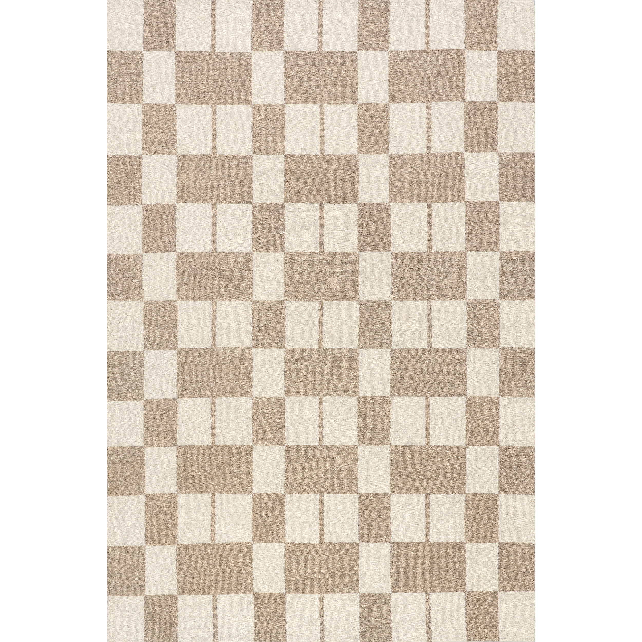 Ebern Designs Caitlin Geometric Wool Area Rug | Wayfair