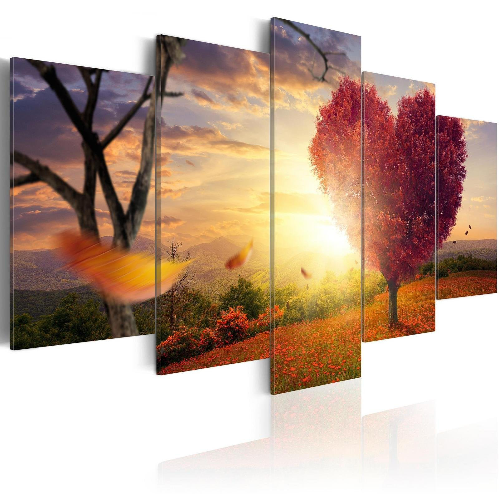 Latitude Run® Jacklen Land Of Feelings On Canvas 5 Pieces Print | Wayfair